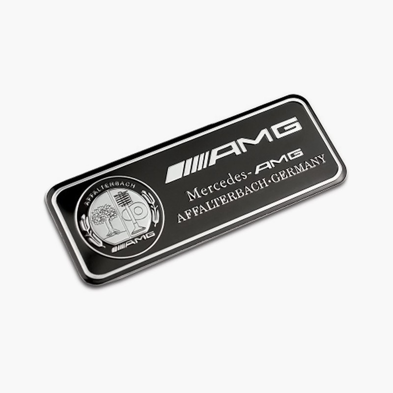 1 x Aluminum Apple Tree AMG Edition Logo Car Sticker Logo Decal Badge ...