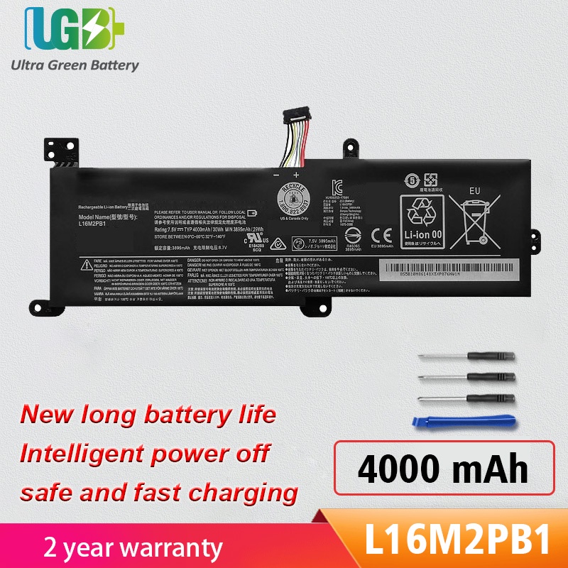 Original L16M2PB1 L16M2PB2แบตเตอรี่สำหรับ Lenovo IdeaPad 320 330 520 ...