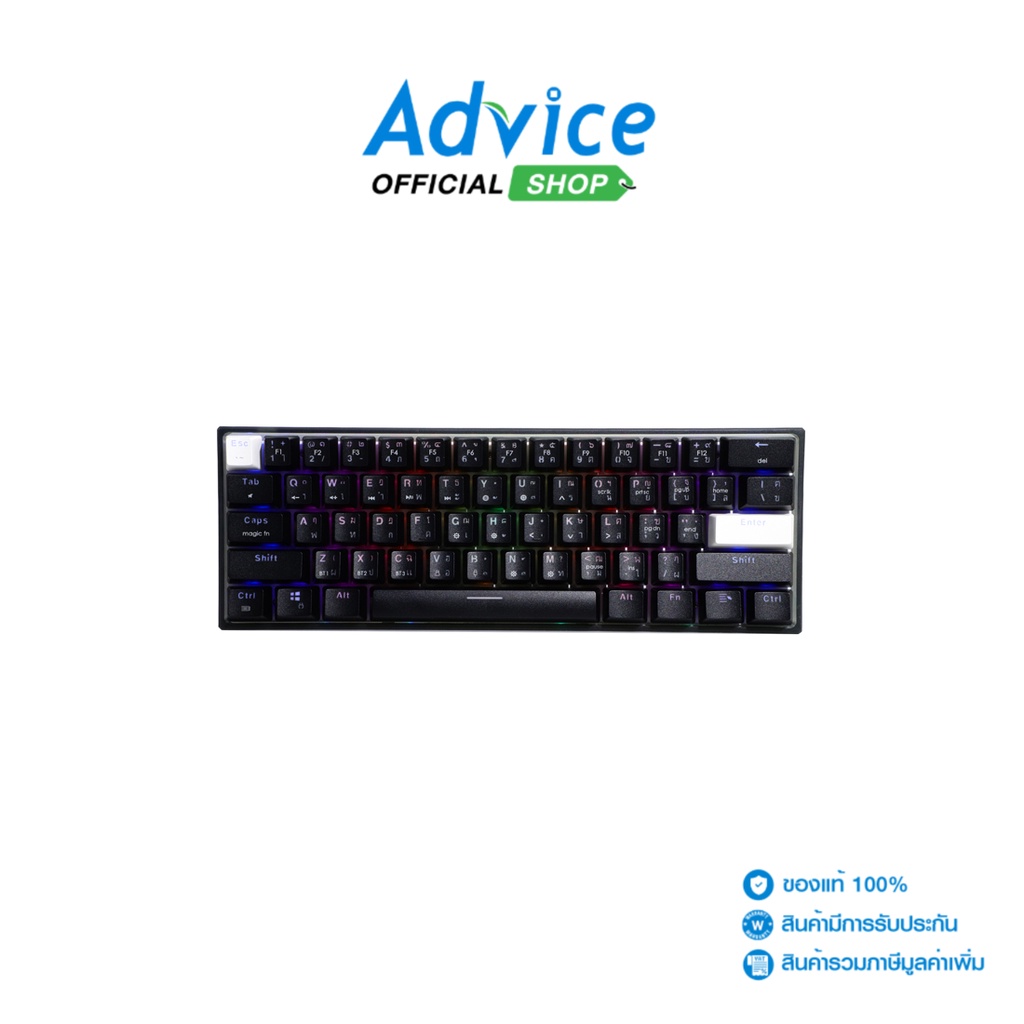 KEYBOARD FANTECH (MK860) - (RED-SWITCH) - A0148010 | Shopee Thailand