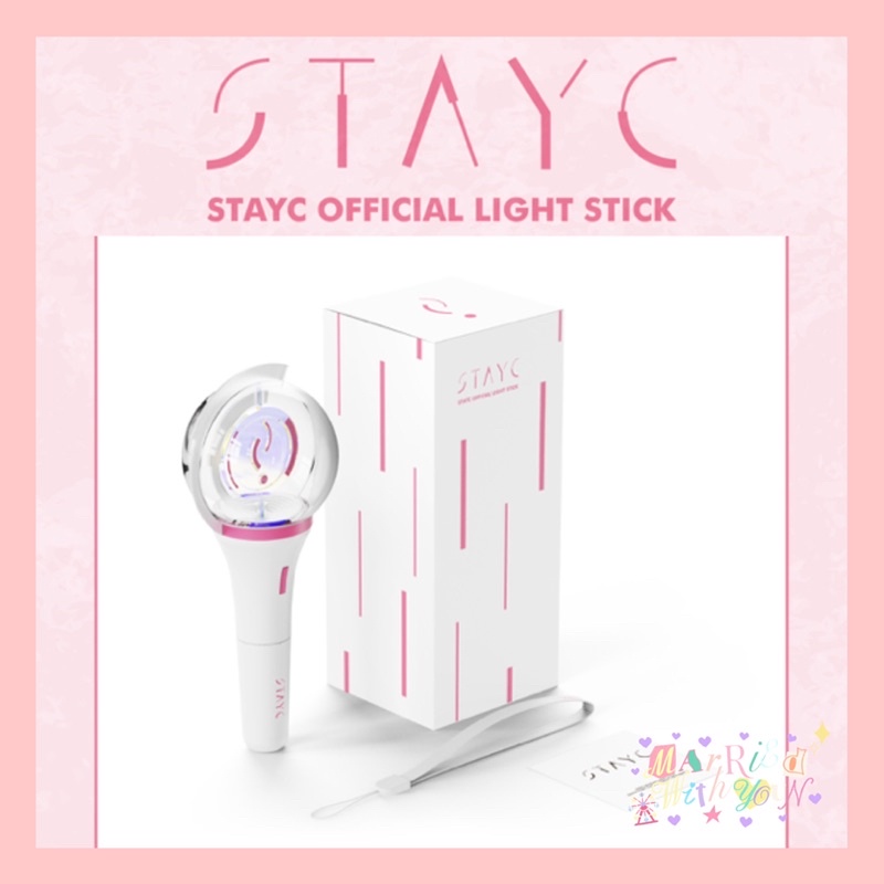 พร้อมส่ง ♡ แท่งไฟ STAYC OFFICIAL LIGHT STICK เสตย์ซี stay c | Shopee Thailand