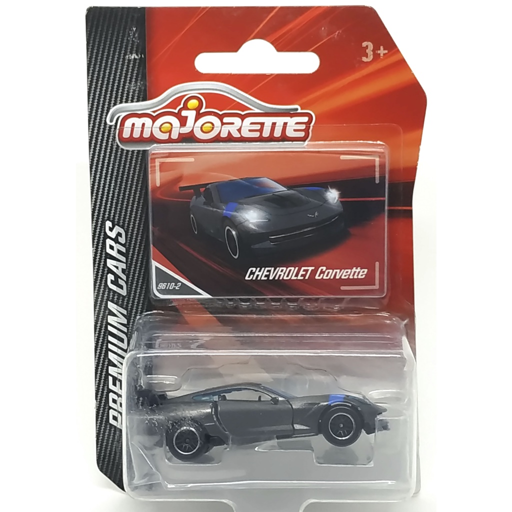 Majorette Chevrolet Corvette GMTM Matte Dark Gray ล้อ D6CSBCL Scale 1/ ...