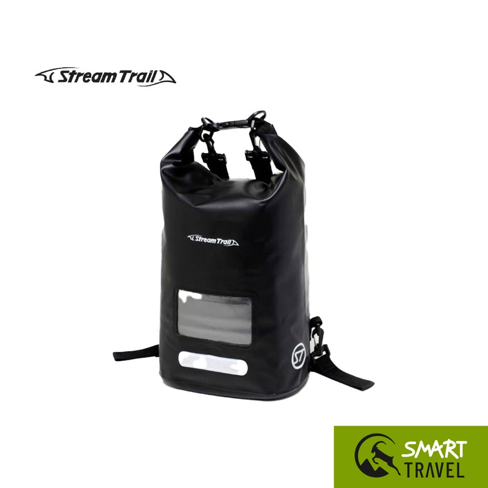 STREAM TRAIL ST DRY CUBE 10L กระเป๋ากันน้ำทรงกระบอก ขนาด 10 ลิตร สี BLACK | Shopee Thailand