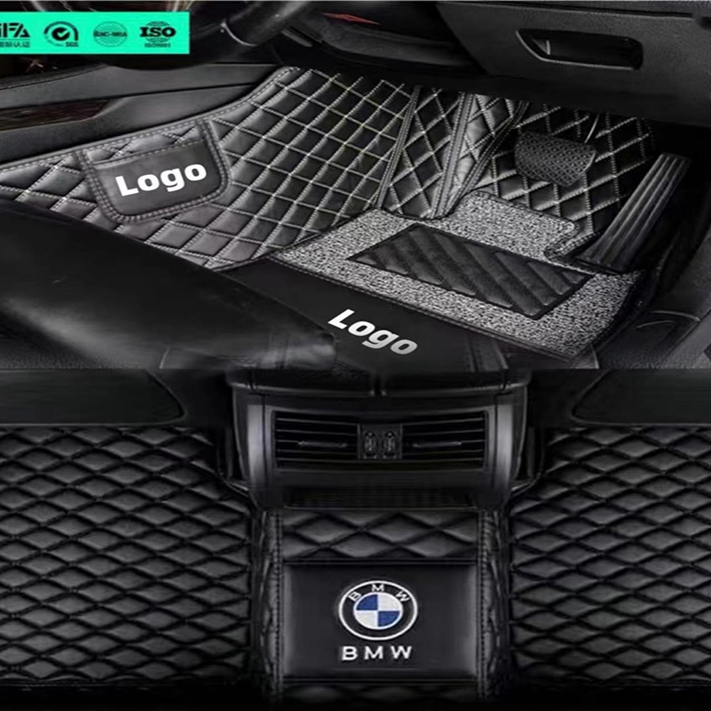 พรมรถยนต์ 6D Leather car BMW mat F48 F15 F16 F25 F26 F34 F30 พรมรถยนต์ 1 series 3 series 5 ...