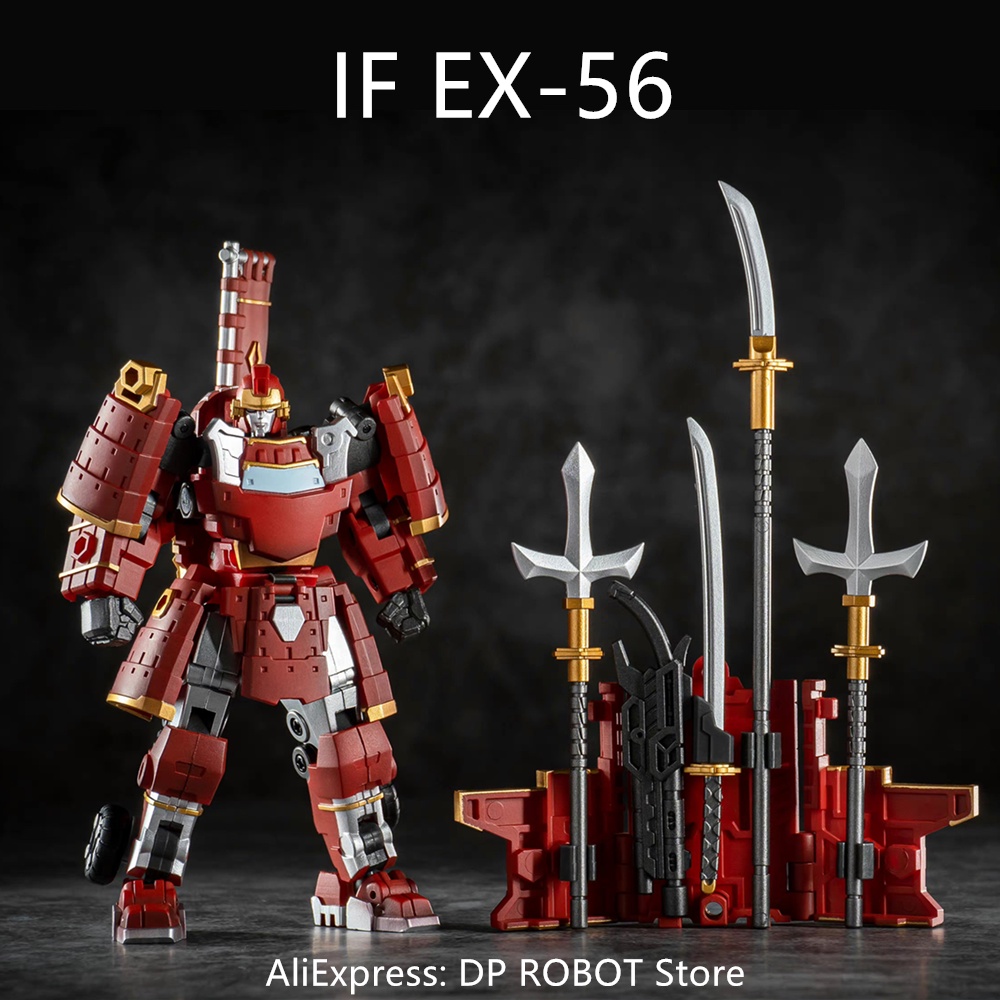 Transformation Iron Factory IF EX-56 EX56 Tetsybe Mini Samurai Action ...