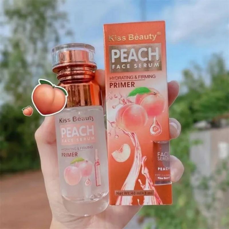 KISS BEAUTY PEACH FACE SERUM (PRIMER + SERUM ) | Shopee Thailand