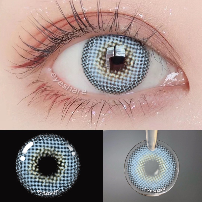 Eyeshare คอนแทคเลนส์ธรรมชาติ 1 คู่ 1 ปี | Shopee Thailand