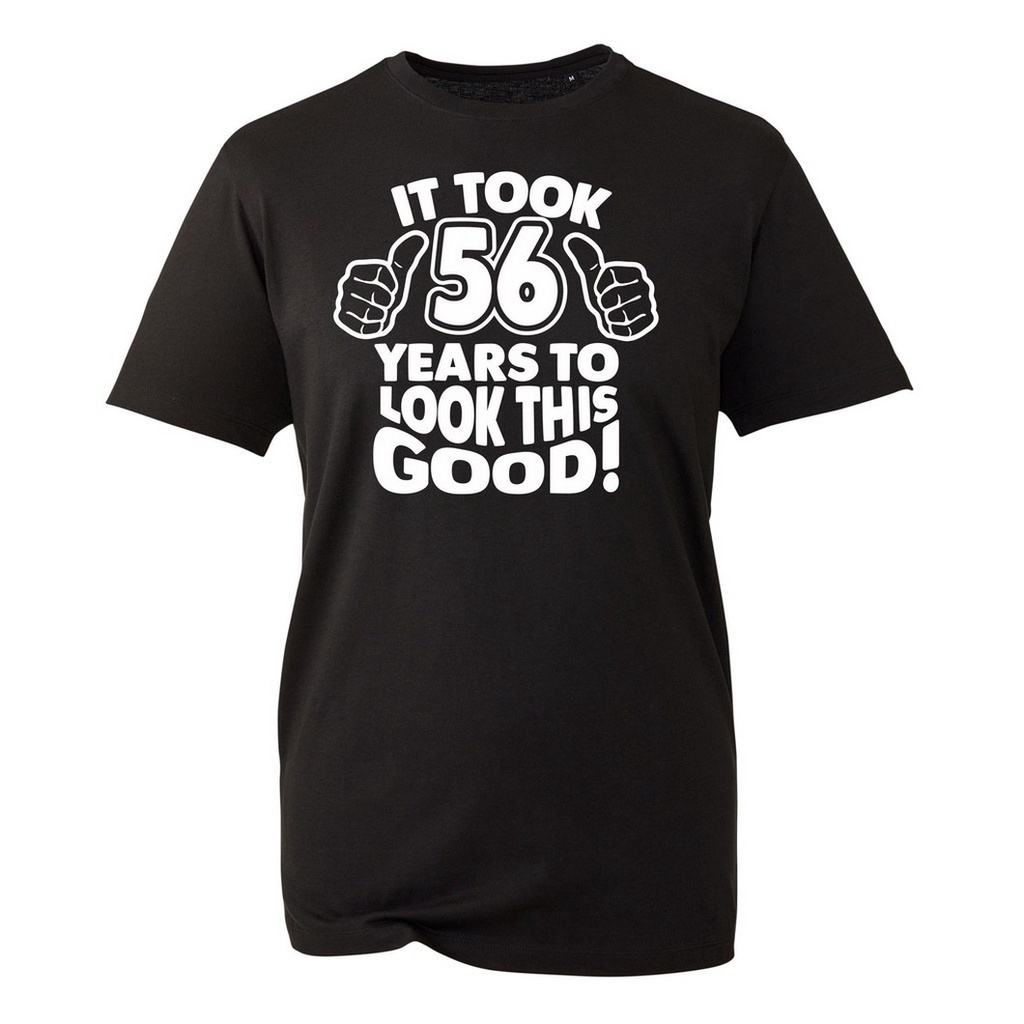 เสื้อเชิ้ตแขนสั้น เสื้อผ้าผชเสื้อยืดลําลอง แขนสั้น พิมพ์ลาย 56th ...