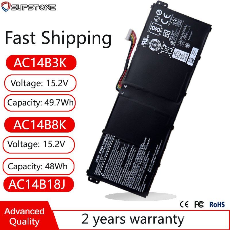 AC14B8K X349-G2 AC14B13J แบตเตอรี่ AC14B18J สำหรับ Acer Swift 3 SF315 ...