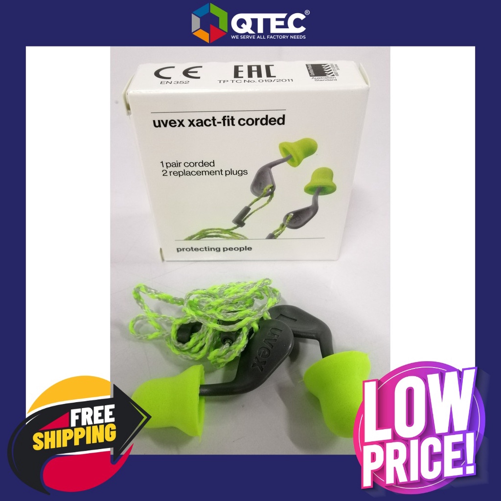 (ส่งฟรี) จุกอุดหูเซฟตี้พร้อมสายห้อย UVEX Xact-fit Disposable Earplugs ... (ส่งฟรี) จุกอุดหูเซฟตี้พร้อมสายห้อย UVEX Xact-fit Disposable Earplugs ...
