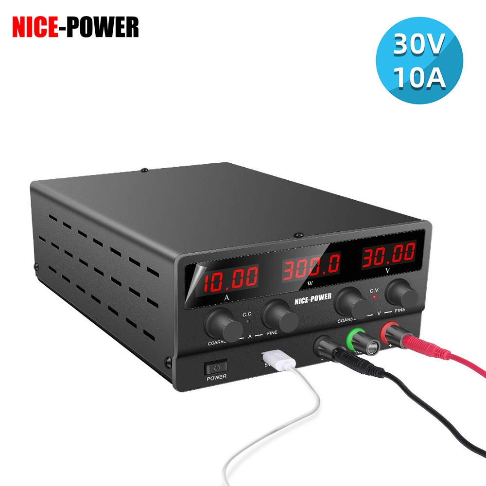 NICE POWER 30V 10A DC Power Supply Adjustable Switching Power Source ...