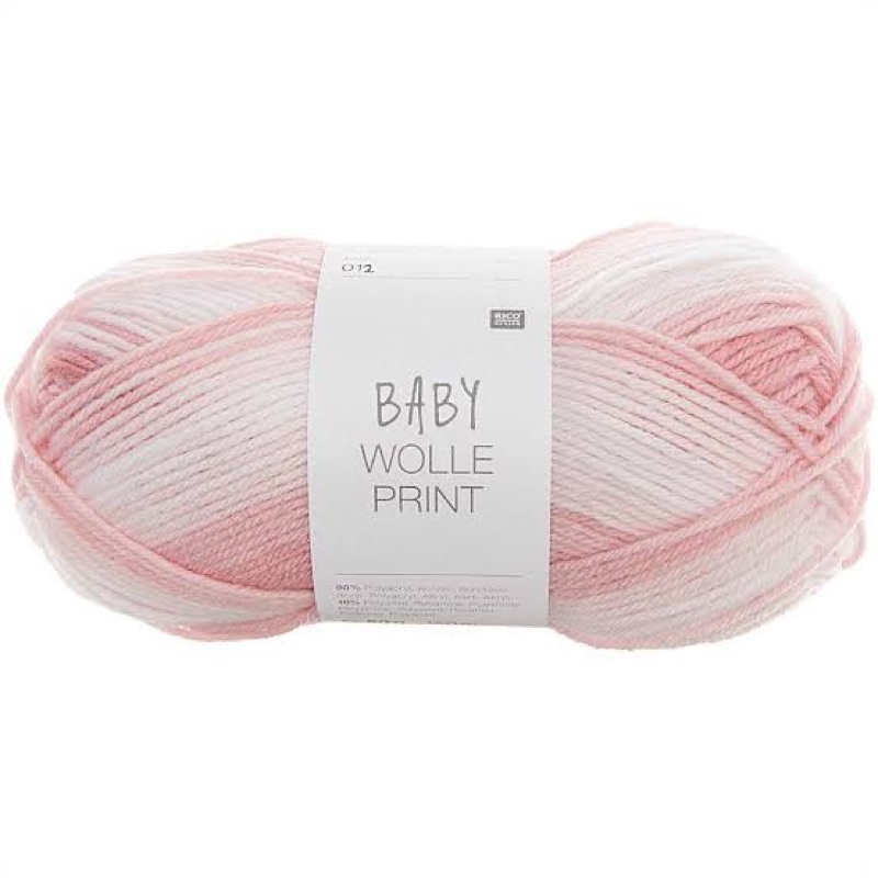Rico Baby Wolle Print ไหมถักสีเหลือบหวาน | Shopee Thailand
