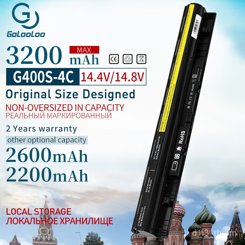 14.8V L12M4E01แบตเตอรี่ใหม่สำหรับ Lenovo L12L4A02 L12L4E01 L12M4A02 ...