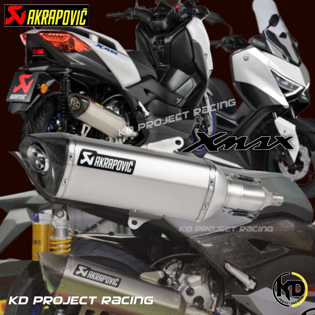 ท่อ AKRAPOVIC Slip on Titanuim สำหรับ Yamaha XMAX300 / 2021-23 | Shopee ...