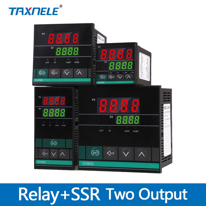 เครื่องควบคุมอุณหภูมิดิจิตอล Ch102 Ch402 Ch702 Ch902 Ssr Relay | Shopee ...