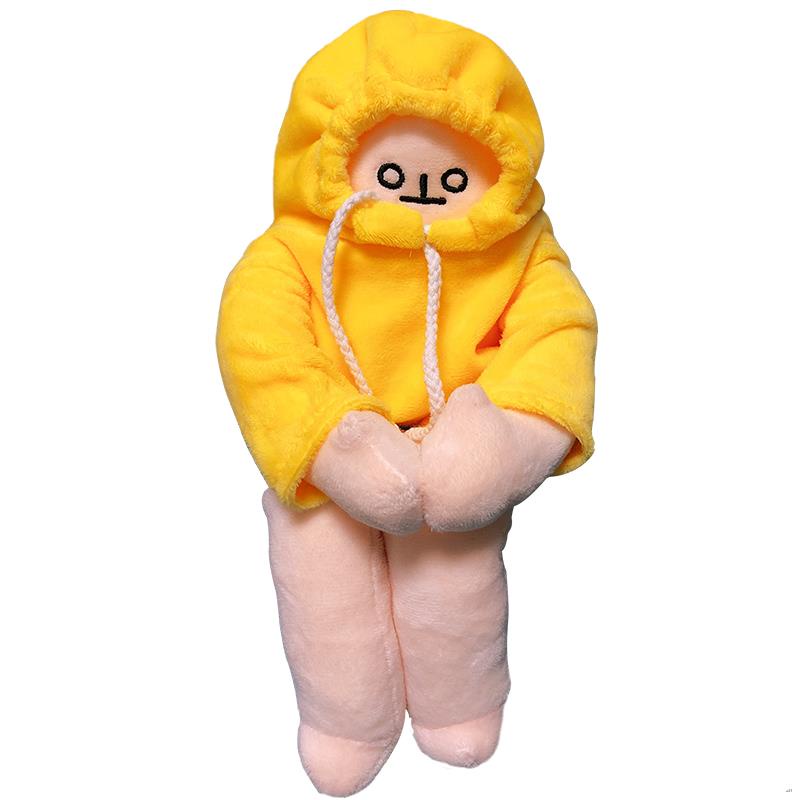 รูปของเล่น 40cm Cartoon Banana Man Plush Toy Yellow Korea Popular ...