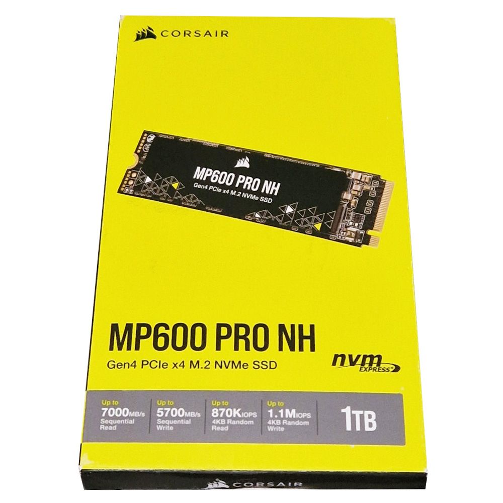 Corsair MP600 PRO NH 1TB PCIe Gen4 x4 NVMe M.2 2280 SSD, CSSD ...