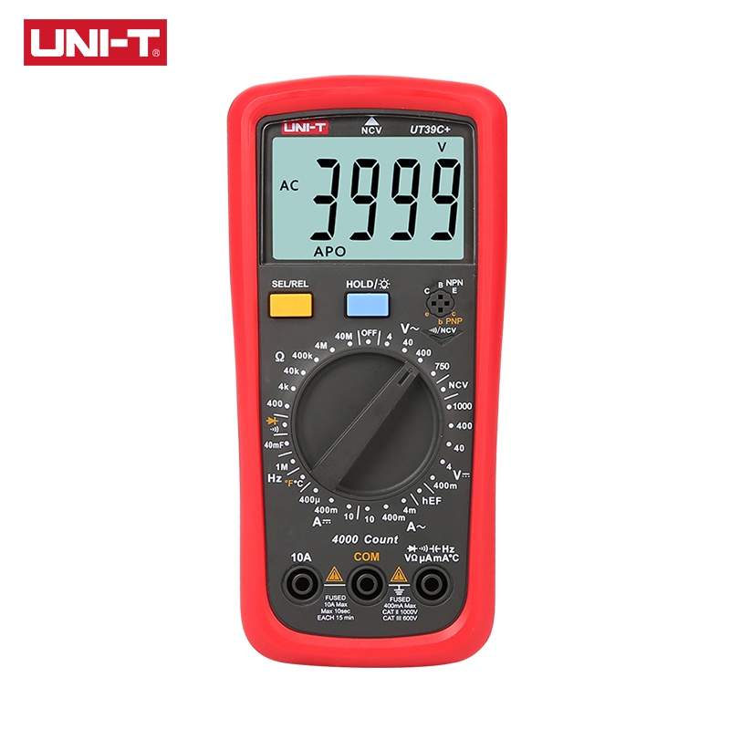 UNI-T UT39A+ UT39C+ UT39E+ Digital Multimeter Auto Range With LCD ...