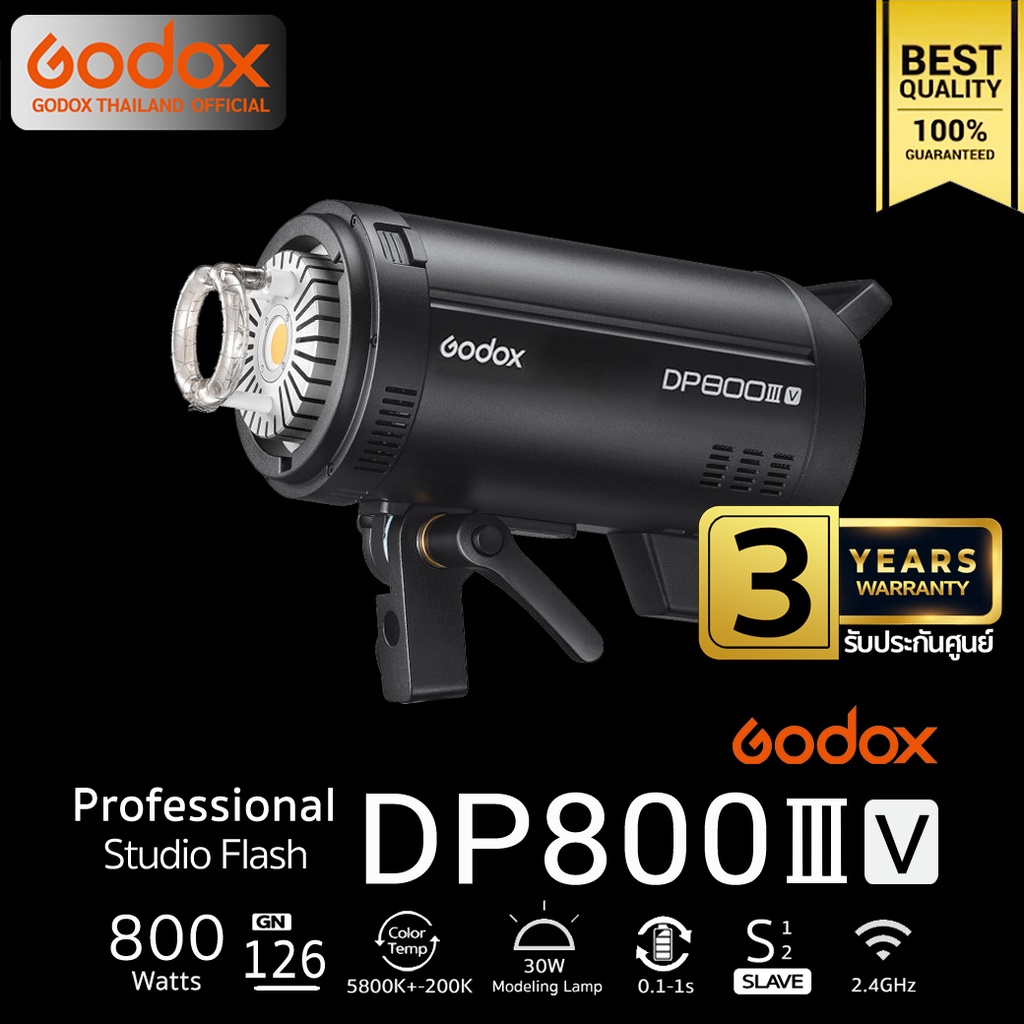 Godox Flash DP800IIIV 800W 5800K Bowen Mount - รับประกันศูนย์ Godox ...