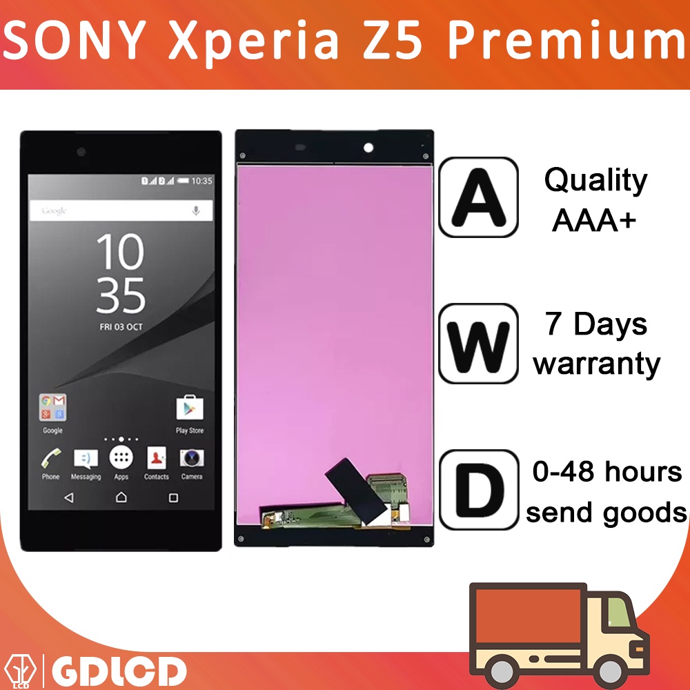 หน้าจอ Sony Xperia Z5 Premium Z5 Plus E6853 E6883 Z5p แผงเซนเซอร์ดิจิไท ...