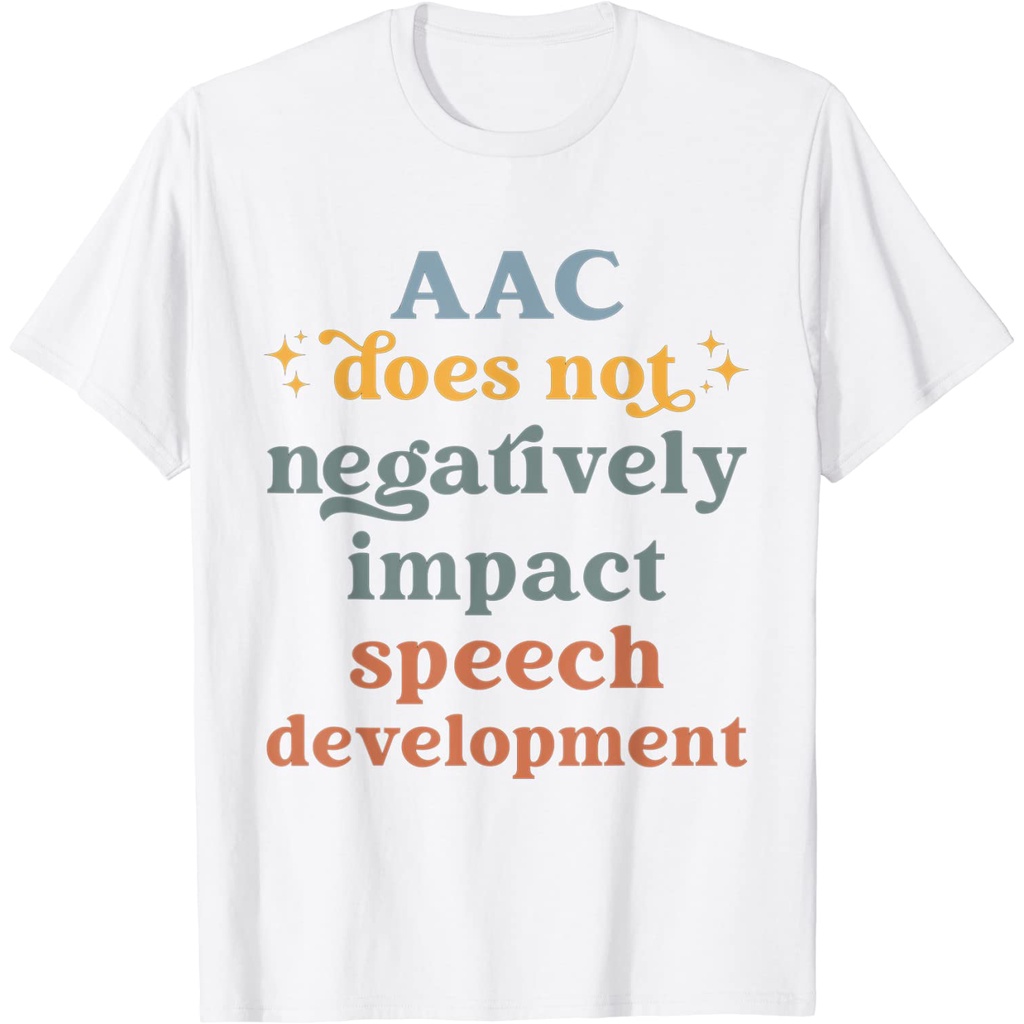 AAC SLP Speech therapy AAC อุปกรณ์สื่อสารสำหรับเสื้อยืดออทิสติก ...
