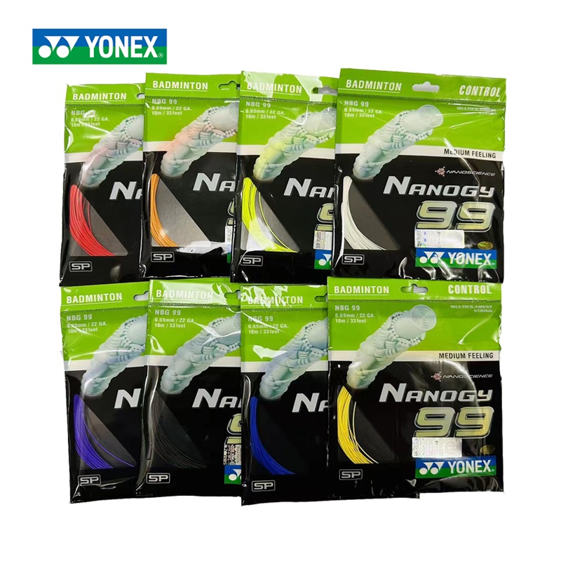 Yonex สายคล้องไม้แบดมินตัน BG99 (0.69 มม.) สําหรับฝึกแบดมินตัน | Shopee ...