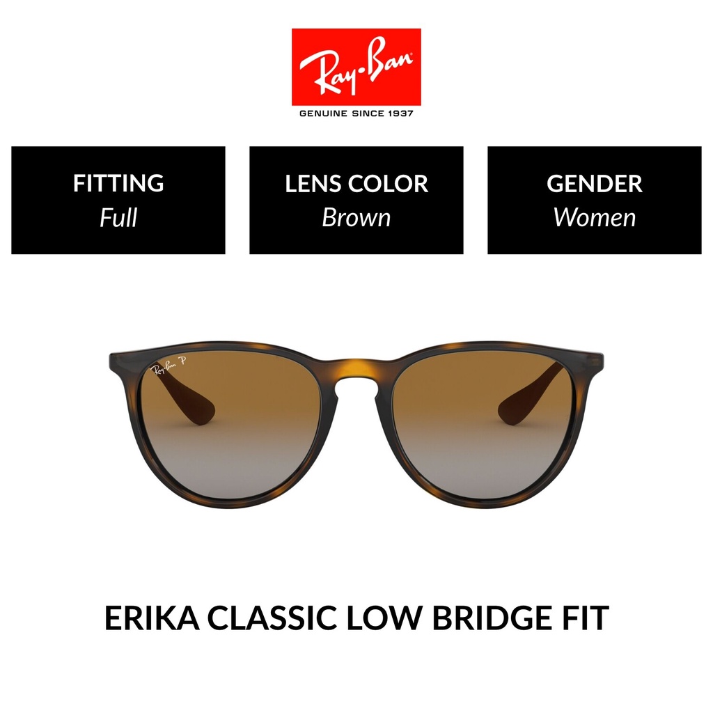 Ray-Ban Erika Polarized - RB4171F 710/T5 แว่นตากันแดด rayban | Shopee ...