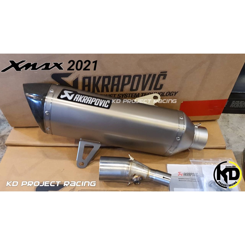 ท่อ AKRAPOVIC Slip on Titanuim สำหรับ Yamaha XMAX300 / 2021-23 | Shopee ...