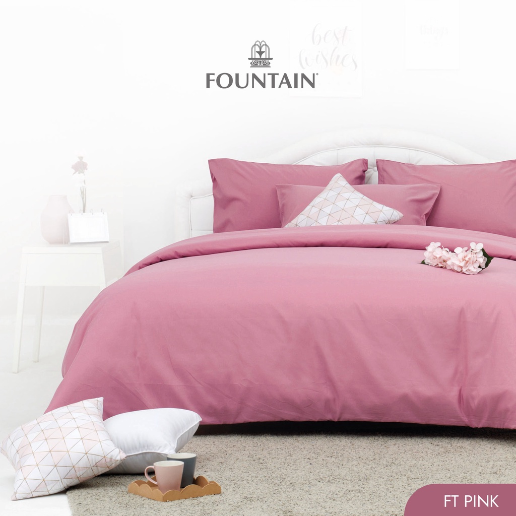 Fountain FT Pink รุ่น Color of life สีพื้นโทนสีชมพูหวานสัมผัสนุ่มลื่น ...
