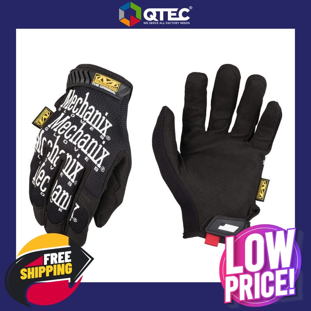 (ส่งฟรี) ถุงมือนิรภัย MECHANIX WEAR MG-05-009 / รุ่น THE ORIGINAL สีดำ ...
