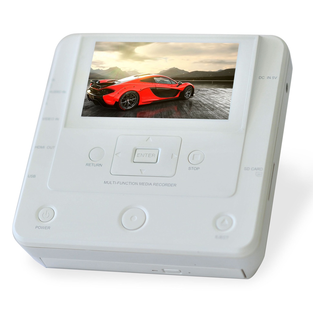 4.3 Inch Portable Dvd Media Recorder Voice Recorder Lcd Player With Vhs ...