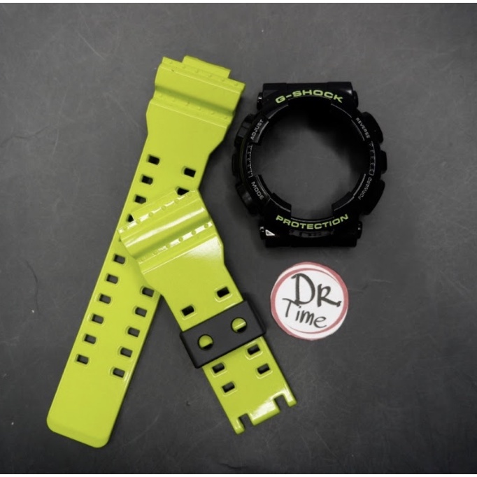 กรอบสายตรงรุ่น สีเขียวดำ ฟอนต์เขียว โมเดล GA-110 | Shopee Thailand