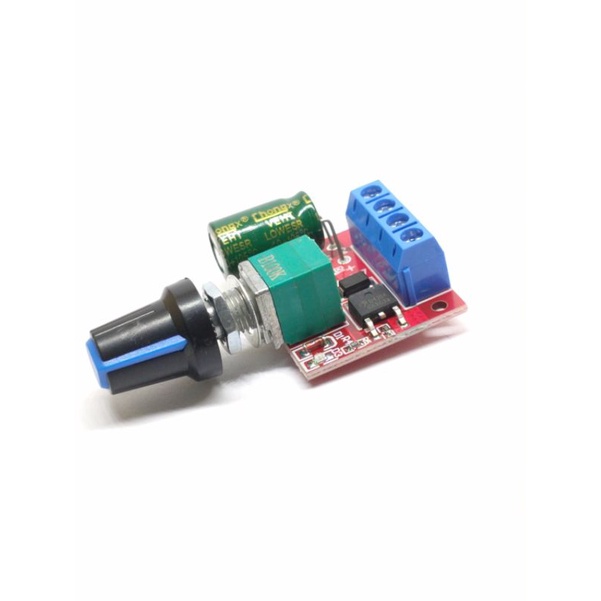 โมดุลควบคุมความเร็วมอเตอร์ ปรับความเร็วมอเตอร์ DC 5-35V 5A PWM จำนวน 1 ...