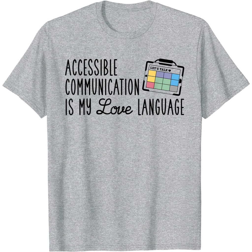 AAC SLP Speech therapy AAC อุปกรณ์สื่อสารสำหรับเสื้อยืดออทิสติก ...