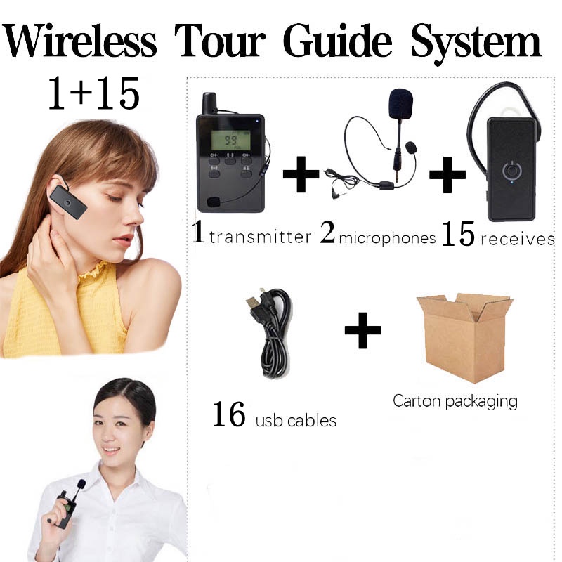 2.4GHz global free frequency conference facility Church Translation System,Wireless Tour Guide ...
