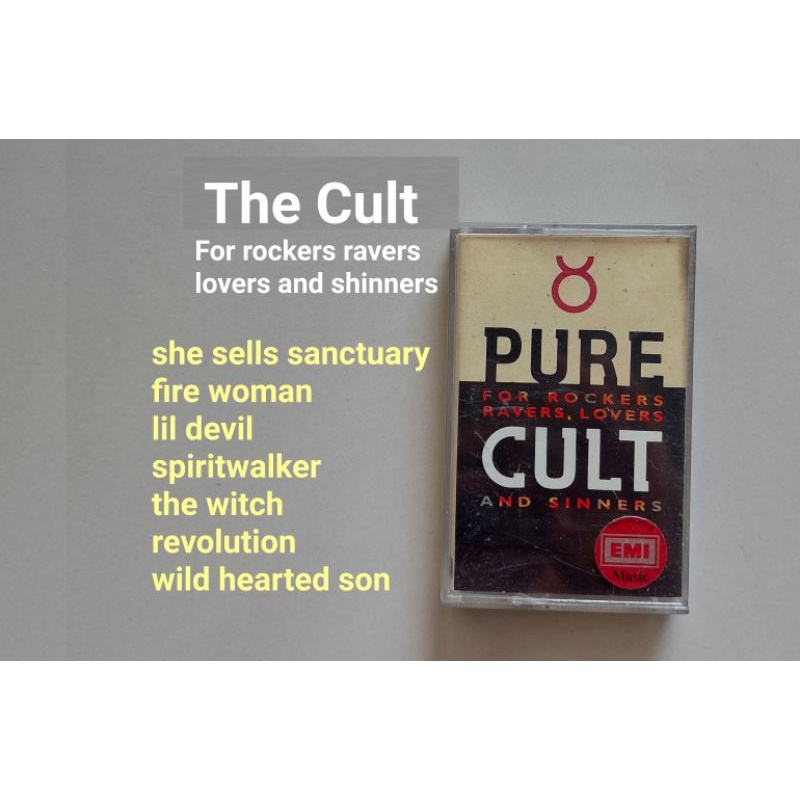 มือ2 เทปเพลง the cult อัลบั้ม pure cult (ลิขสิทธิ์แท้) (แนว rock ...