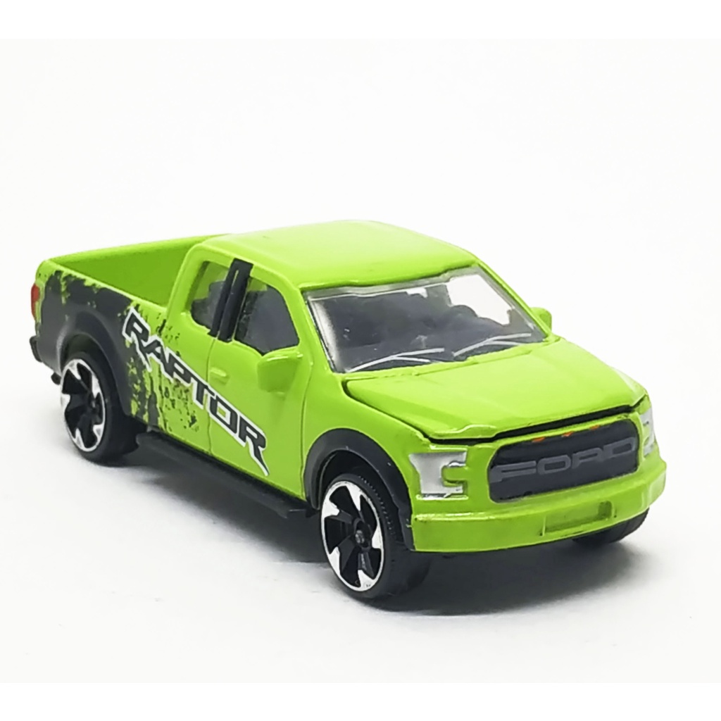 Majorette Ford F 150 - Raptor Painted Green ล้อ 5LTS2T Scale 1/72 (8cm ...