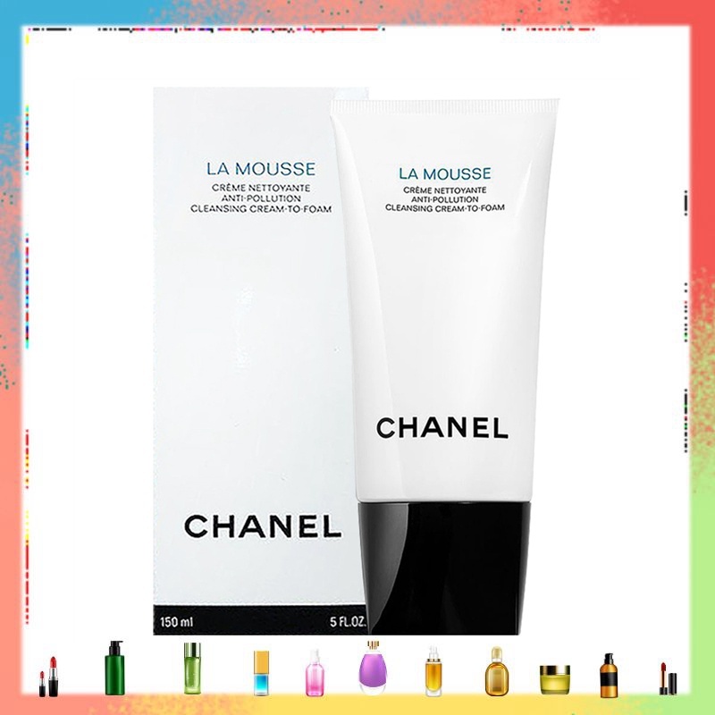 CHANEL LA MOUSSE Anti-Pollution Cleansing Cream-To-Foam 150ml | Shopee ...