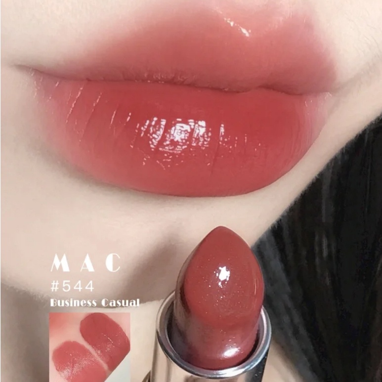 ลิปสติก M.A.C Lustreglass Sheer-Shine Lipstick #543 #544 #549 ลิป mac ...
