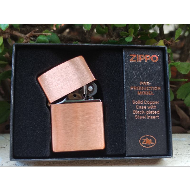 Zippo Limited Edition 48107 Brush Finish Copper Lighter *ปี2022 | Shopee Thailand