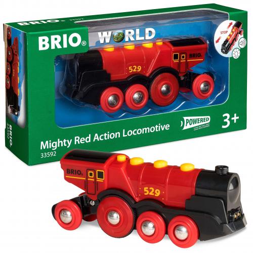 BRIO ABR33592 WORLD Mighty action locomotive 33592 | Shopee Thailand