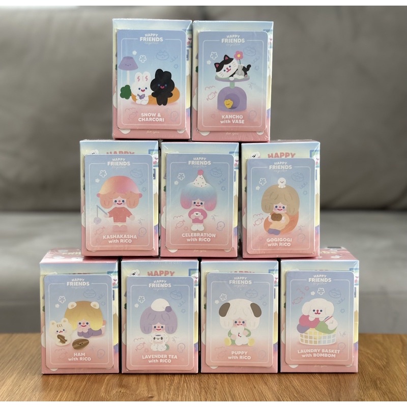 [พร้อมส่ง ขายแยก] RiCO Happy Friends Together Series x Finding Unicorn ...