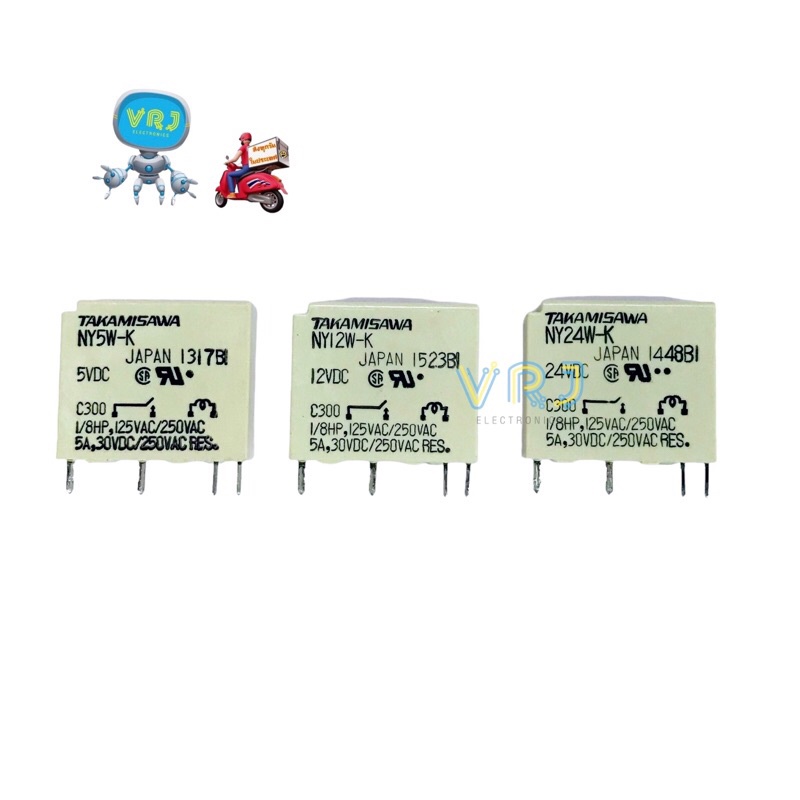 Relay รุ่น NY5W-k/12w-K(/24W-K(Takamisawa) 5A-5V,12V,24V Relay รีเลย์โซลิดสเตท4 ขา มีของพร้อมส่ง ...