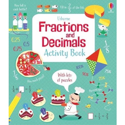 NEW! หนังสืออังกฤษ Fractions and Decimals Activity Book (Maths Activity ...