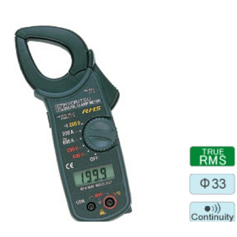 KYORITSU KEW SNAP 2027 ดิจิตอลแคล้มป์มิเตอร์ AC 2027 DIGITAL Clamp ...