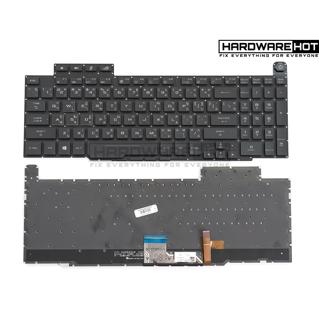 KEYBOARD ASUS ROG ZEPHYRUS GM501 TH-EN (KEYBOARD ASUS) | Shopee Thailand