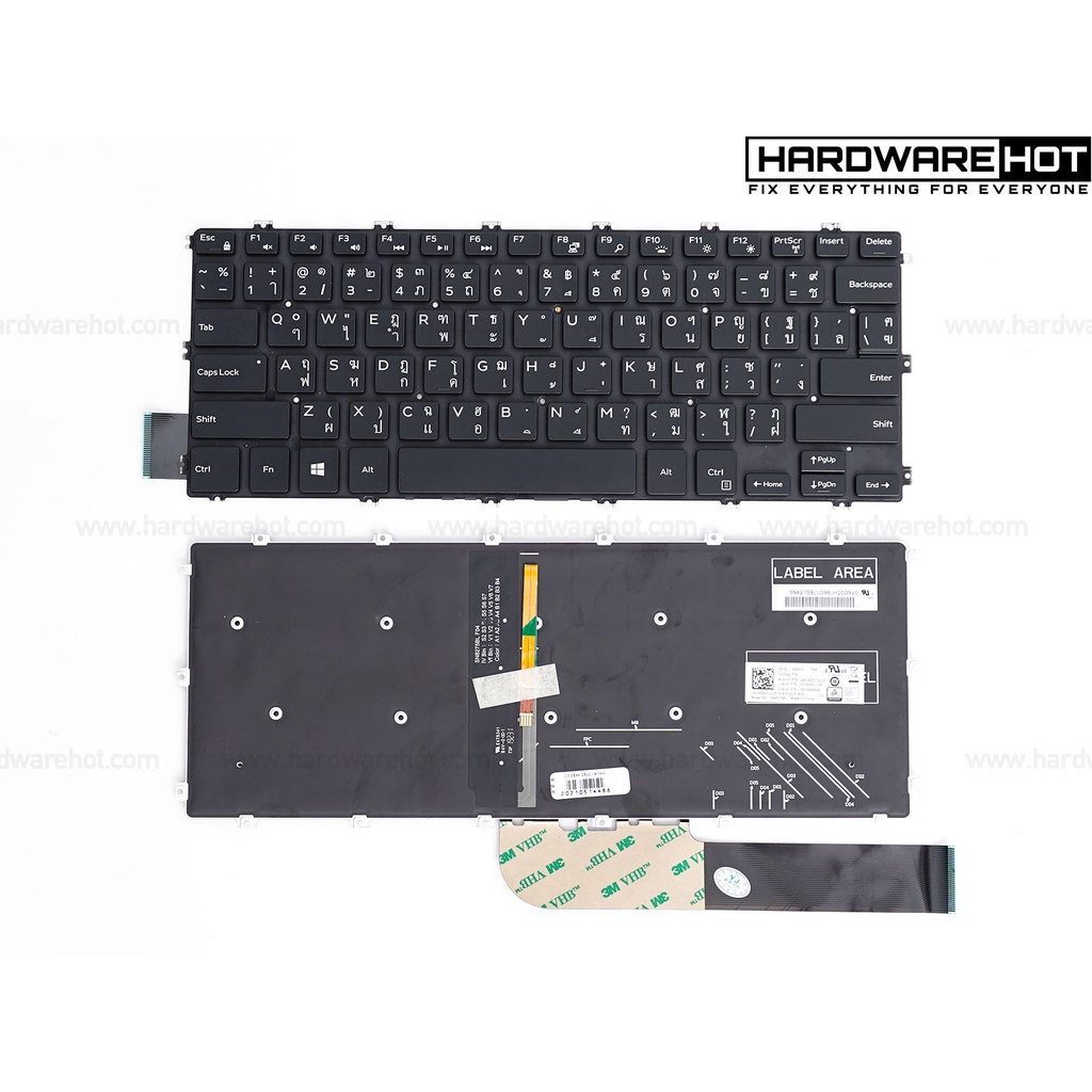 KEYBOARD DELL INSPIRON 14-5000 5480 5580 TH-EN (KEYBOARD DELL) | Shopee ...