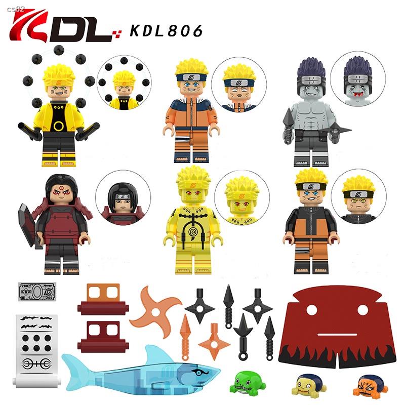Naruto One Piece Figure Building Block Anime Lego Toy Kid Gift | Shopee ...