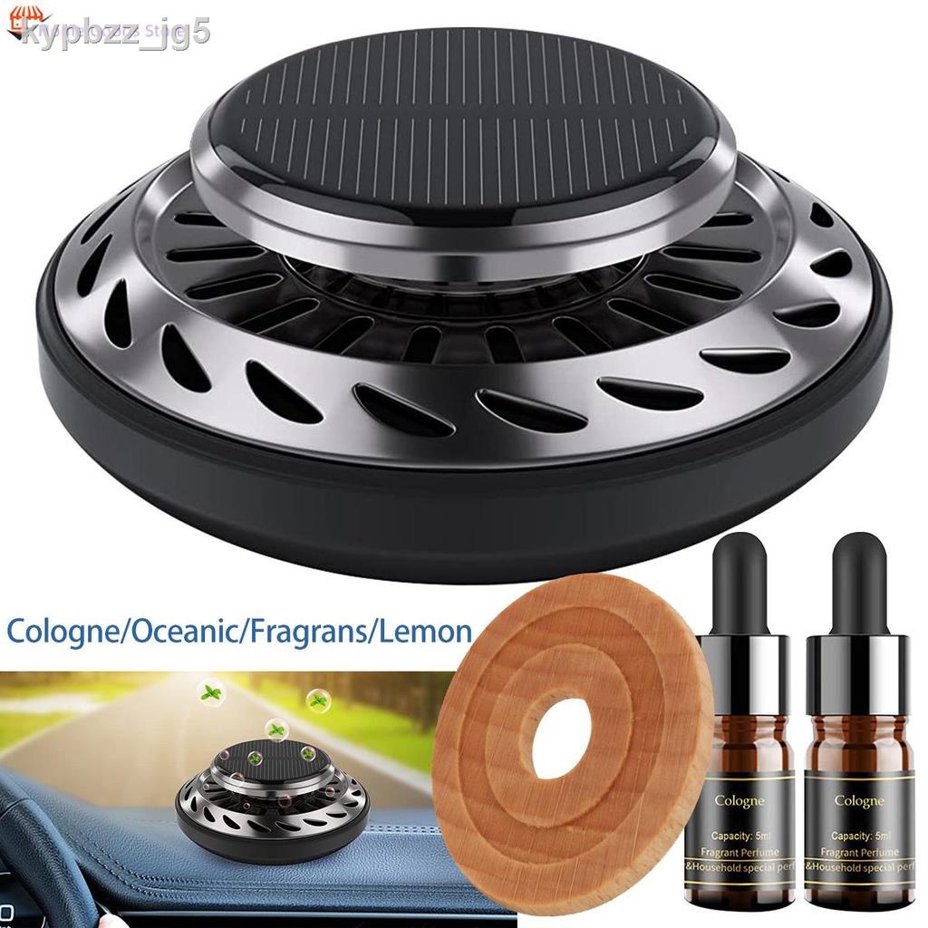 Solar Car Air Freshener Solar Rotating Car Aroma Diffuser with ...