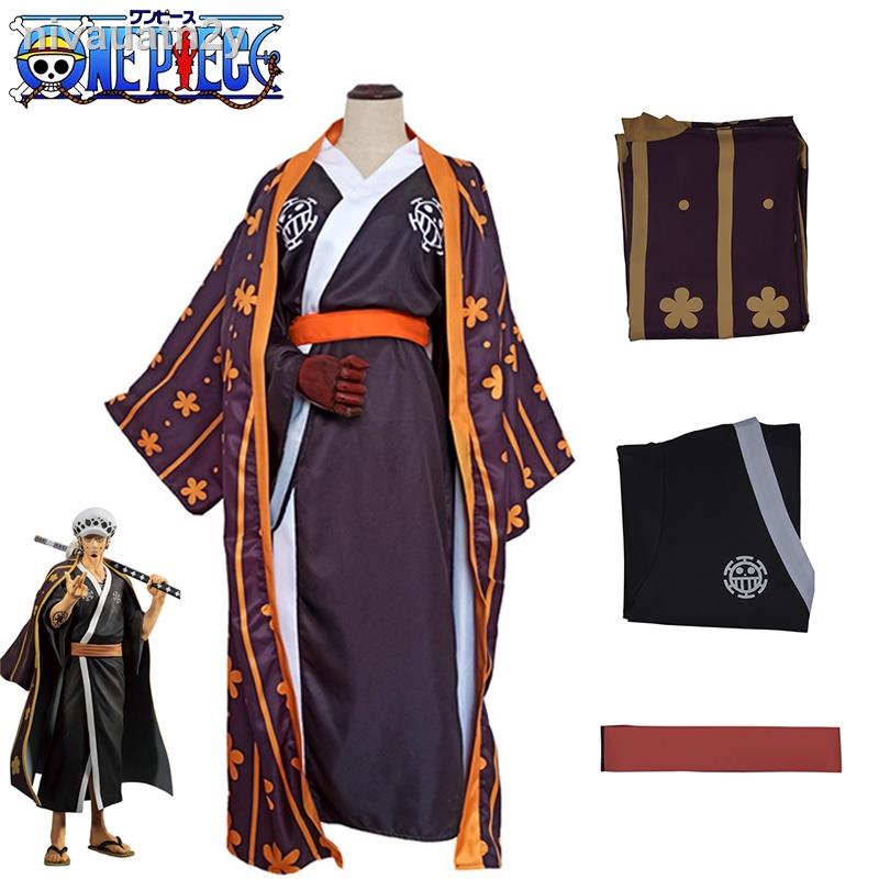 One Piece Trafalgar D Water Law Roronoa Zoro Luffy Nami Cosplay Costume ...