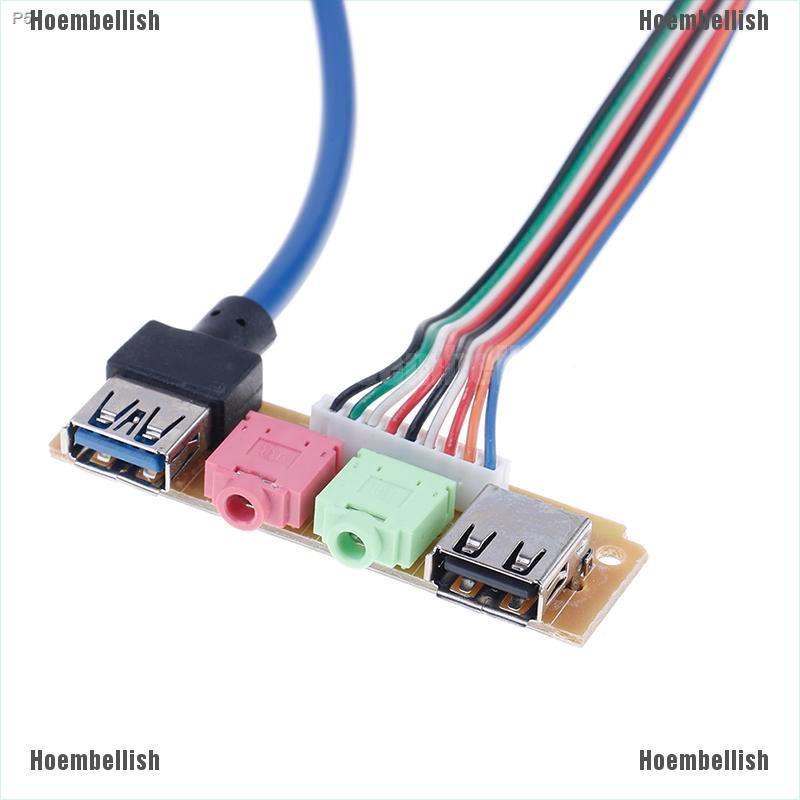 Hoembellish YCMY USB 2 0 3 0 port chassis PC computer case audio front ...